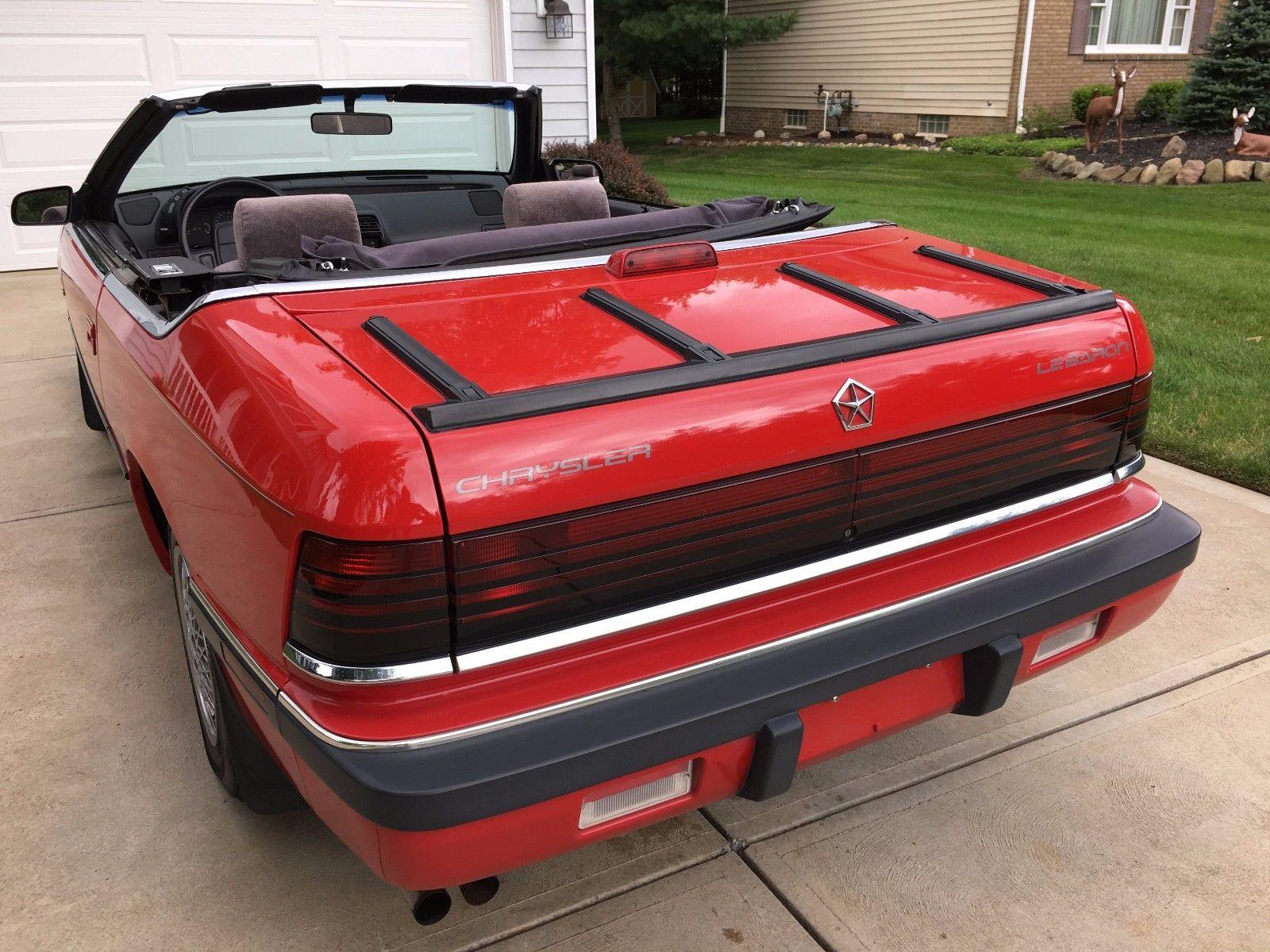1992 Chrysler LeBaron Convertible na prodej